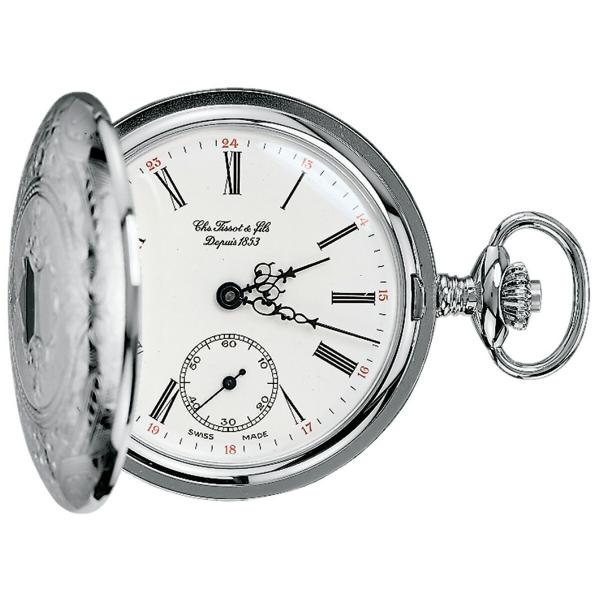 【ティソ TISSOT 懐中時計 ポケットウォッチ サボネット メカニカル SAVONNETTE MECHANICAL 手巻き T83.6.401.13 ポケットウォッチは、1853年創業以来今日まで作り続けてきたTissot[ティソ]の真...