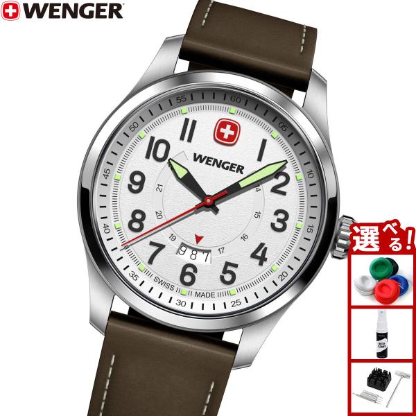 【ウェンガー WENGER Terragraph テラグラフ 腕時計 メンズ 01.0541.120 ユニークなカラーコンビネーションとオリジナルの文字盤が特徴のこのスイス製タイムピースは、手首に洗練されたタッチを加えます。テラグラフはデザ...