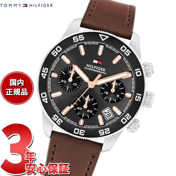 【トミーヒルフィガー TOMMY HILFIGER 腕時計 メンズ クロノグラフ TH85 1792213 アメリカン・スタイルを代表する「トミー・ヒルフィガー・ウォッチ」。トミー・ヒルフィガーの誕生1969年当時、まだ125ドルと20本の...