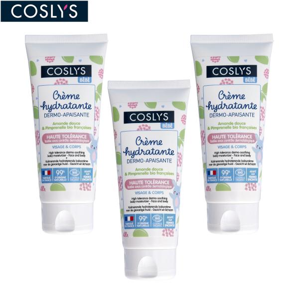 【COSLYS コスリス ベビーモイスチャライザー 軽くのびの良い全身保湿クリーム。赤ちゃんのお肌をいたわるベトつかない全身につかえる保湿クリーム。チューブタイプで持ち運びにも最適です。】