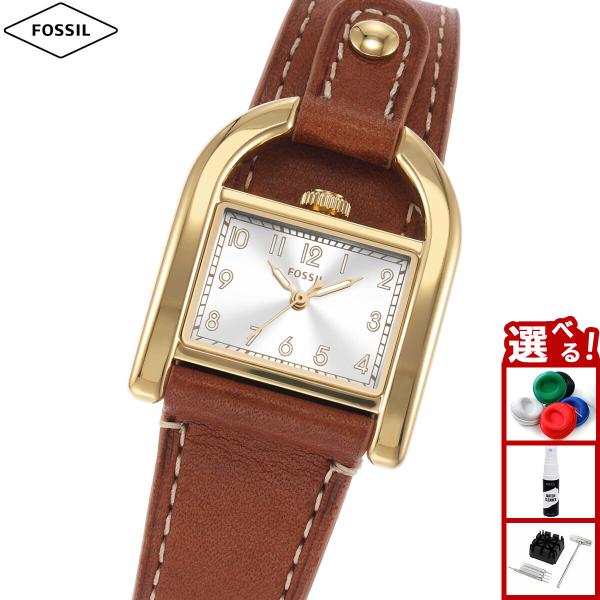 【フォッシル FOSSIL 腕時計 レディース HARWELL 三針 ミディアムブラウン レザーウォッチ ES5264 28mm径のケースに三針ムーブメントを搭載したHARWELL。ホワイトのサンレイダイヤルに、ミディアムブラウンのレザース...