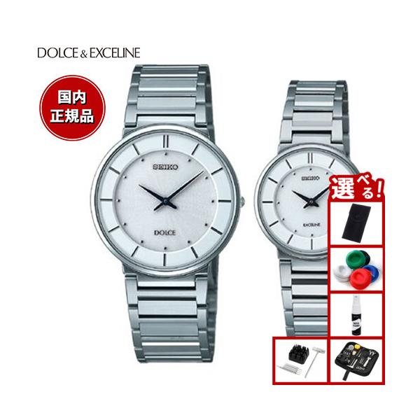 【セイコー ドルチェ＆エクセリーヌ SEIKO DOLCE＆EXCELINE 腕時計 メンズ レディース ペアモデル SACK015 SWDL147 モダンでスタイリッシュな大人に似合う、洗練されたデザインシリーズ。シンプルな薄型ケースや、...
