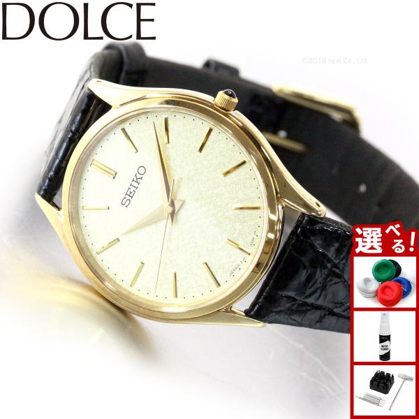 【セイコー ドルチェ＆エクセリーヌ 腕時計 薄型ペア SEIKO DOLCE＆EXCELINE ゴールド SACM150 モダンでスタイリッシュな大人の男性に似合う、洗練されたデザイン シリーズ。シンプルな薄型ケースや、視認性に優れた質感の...