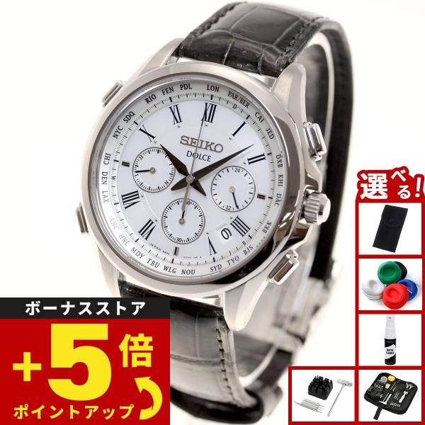 【セイコー ドルチェ 電波 ソーラー 電波時計 腕時計 メンズ ペアウォッチ フライトエキスパート クロノグラフ SADA039 SEIKO DOLCE ワールドタイム機能とストップウオッチ機能を持ったキャリバーを搭載した、ドルチェが登場。...