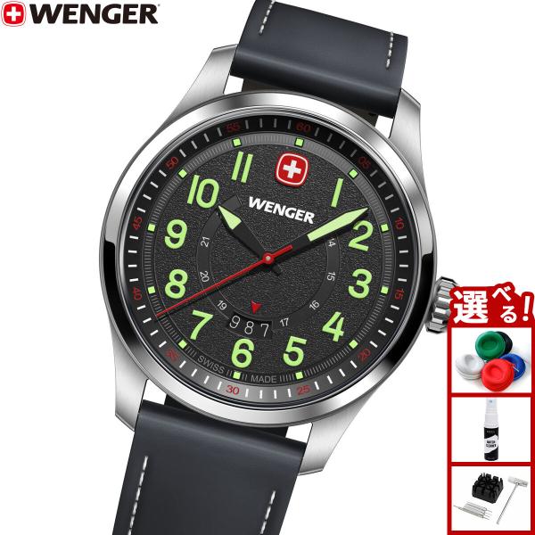 【ウェンガー WENGER Terragraph テラグラフ 腕時計 メンズ 01.0541.121 ユニークなカラーコンビネーションとオリジナルの文字盤が特徴のこのスイス製タイムピースは、手首に洗練されたタッチを加えます。テラグラフはデザ...