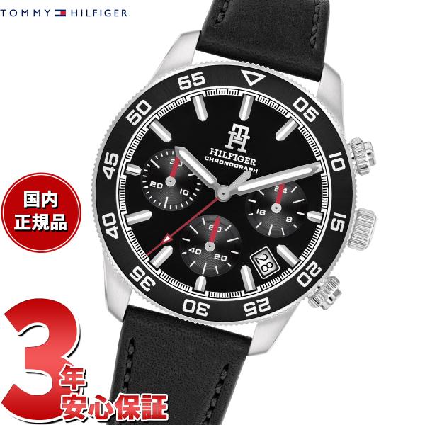 【トミーヒルフィガー TOMMY HILFIGER 腕時計 メンズ クロノグラフ TH85 1792162 アメリカン・スタイルを代表する「トミー・ヒルフィガー・ウォッチ」。トミー・ヒルフィガーの誕生1969年当時、まだ125ドルと20本の...