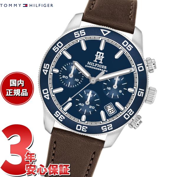 【トミーヒルフィガー TOMMY HILFIGER 腕時計 メンズ クロノグラフ TH85 1792163 アメリカン・スタイルを代表する「トミー・ヒルフィガー・ウォッチ」。トミー・ヒルフィガーの誕生1969年当時、まだ125ドルと20本の...