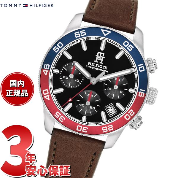【トミーヒルフィガー TOMMY HILFIGER 腕時計 メンズ クロノグラフ TH85 1792166 アメリカン・スタイルを代表する「トミー・ヒルフィガー・ウォッチ」。トミー・ヒルフィガーの誕生1969年当時、まだ125ドルと20本の...