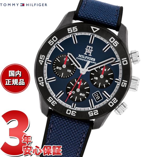 【トミーヒルフィガー TOMMY HILFIGER 腕時計 メンズ クロノグラフ TH85 1792183 アメリカン・スタイルを代表する「トミー・ヒルフィガー・ウォッチ」。トミー・ヒルフィガーの誕生1969年当時、まだ125ドルと20本の...