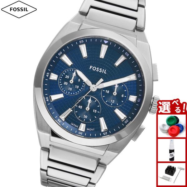 【フォッシル FOSSIL 腕時計 メンズ EVERETT クロノグラフ ステンレススチールウォッチ FS6104 エフォートレスなスタイルが魅力のEVERETTクロノグラフ。カジュアルでクールな魅力と洗練された雰囲気が調和したスポーティな...