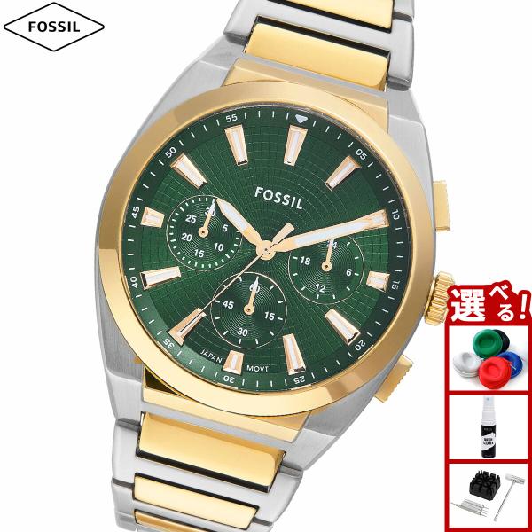 【フォッシル FOSSIL 腕時計 メンズ EVERETT クロノグラフ ツートーン ステンレススチールウォッチ FS6106 エフォートレスなスタイルが魅力のEVERETTクロノグラフ。カジュアルでクールな魅力と洗練された雰囲気が調和した...