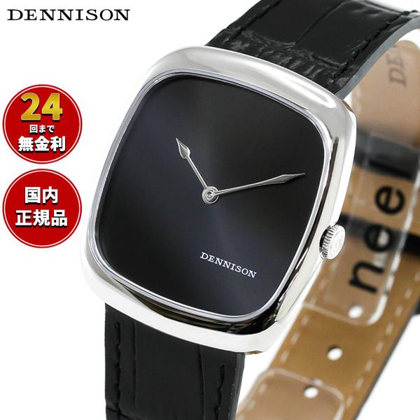 【デニソン DENNISON 腕時計 メンズ レディース ALD Collection ブラックサンレイ ステンレス ALD-S-SR01-BLK-R-SBKL クラシックなデニソンのクッションケースを、現代的に磨き上げた「ALD Coll...