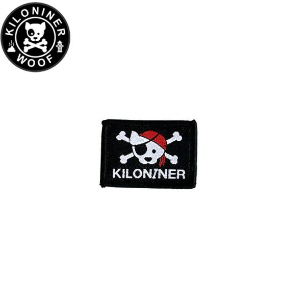 KILONINER キロナイナー カスタマイズ用パッチ Mini JOLLY ROGER Patch ハーネス カスタマイズ用ワッペン。裏がベルクロ素材になっており、ハーネスに装着可能です。