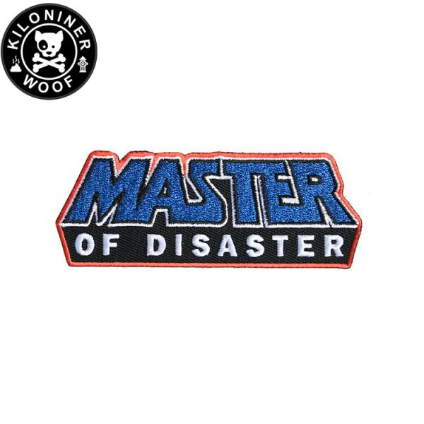 KILONINER キロナイナー カスタマイズ用パッチ Master of Disaster Patch ハーネス カスタマイズ用ワッペン。裏がベルクロ素材になっており、ハーネスに装着可能です。