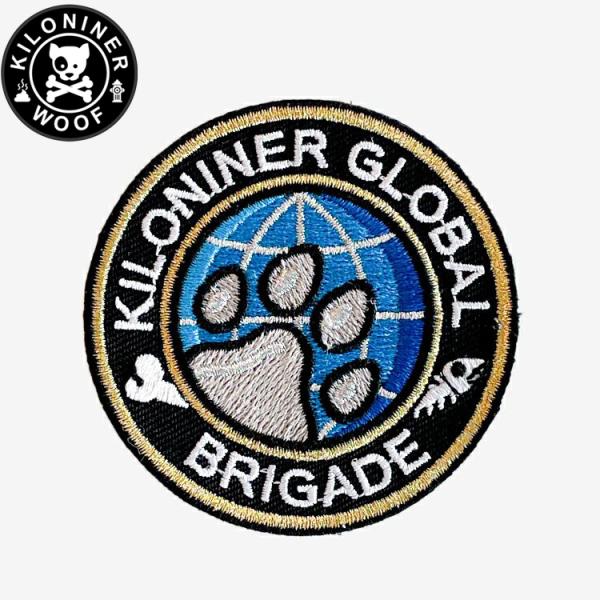 KILONINER キロナイナー カスタマイズ用パッチ Kiloniner Global Brigade Patch ハーネス カスタマイズ用ワッペン。裏がベルクロ素材になっており、ハーネスに装着可能です。