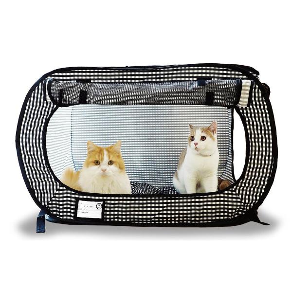 倍々+5倍！最大ポイント26倍！本日限定！【猫壱 ポータブルケージ ドライブや週末の旅行、ちょっと長い帰省のとき、いざ台風や地震などの災害で避難するときも。どんなときも、いつだってかわいい猫ちゃんと一緒に過ごしたい！そんな愛猫家の想いに応え...