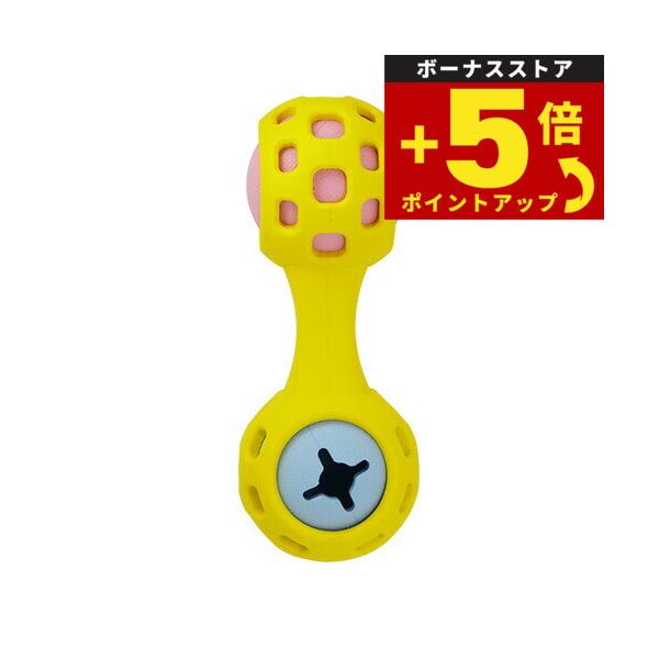 倍々+5倍！最大ポイント26倍！本日限定！【PLATZ unipod ダンベル 中にトリーツやフードを入れて知育遊びができるナチュラルラバー100％のトリートトーイ。天然ゴムの弾力で、愛犬の歯と歯茎をマッサージし、遊びながらデンタルケアもで...