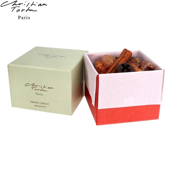 Christian Tortu クリスチャン トルチュ ポプリ パフューメ フラワーポプリ ジャルダンオリエント トルチュ スタイルを再現したポプリ。高級感のあるオリジナルBOXにそれぞれの香りからイメージされたドライフラワーや木の実、アン...