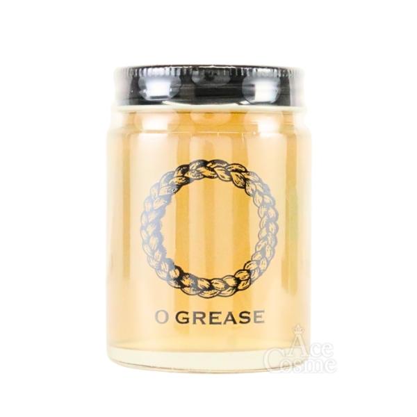 【O GREASE/オー・グリース 110g】グリースでありながらベタつきを抑えた上品な仕上がりにツヤとホールドを両立し毛流れや束感を自然にコントロールスタイリング剤の枠を超え奥行きのある立体感を「スペック」ツヤ：■■■■■操作性：■■■■...