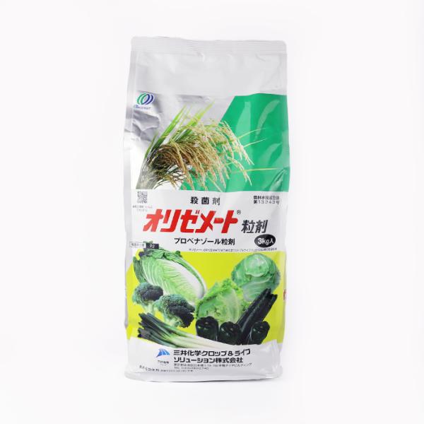 商品名：オリゼメート粒剤 3kgネギ軟腐病の予防薬！植物の免疫力を強くします！RACコード：P2特徴●世界初の植物防御機構活性化剤（Plant Defence Activator）です。植物の病害抵抗性を誘導して高い効果を示す、ユニークな作...