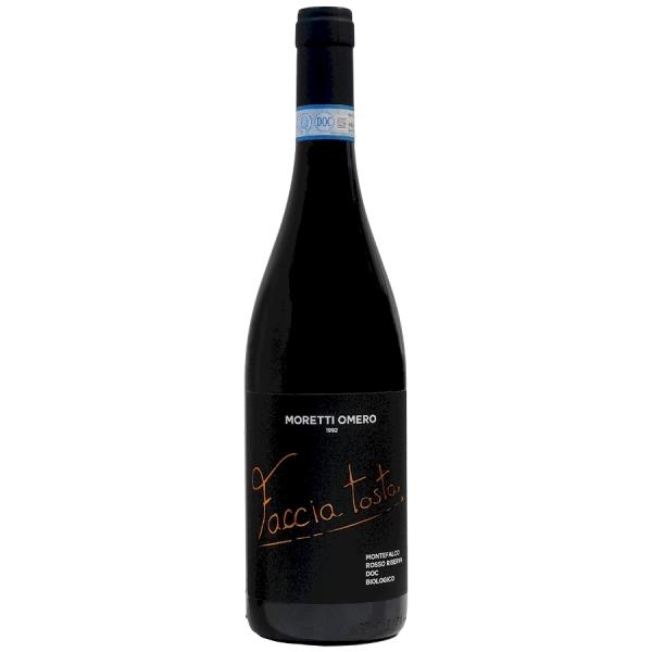 Morretti Omeroのブドウ園で栽培されるブドウにはほとんど手を加えず自然のままで、化学肥料を禁止し、最小限の添加物と天然酵母のみ使用しており、ワインの製造サイクル全体が可能な限り自然な方法で作られています。もしあなたが「Facci...