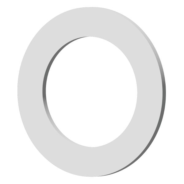 サイズ：内径18.3mm、外径28mm、厚さ1.0mm材質：ステンレス入数：4個用途：相手材の保護、ネジ締めの安定化。高さ調整・間隔調整に。