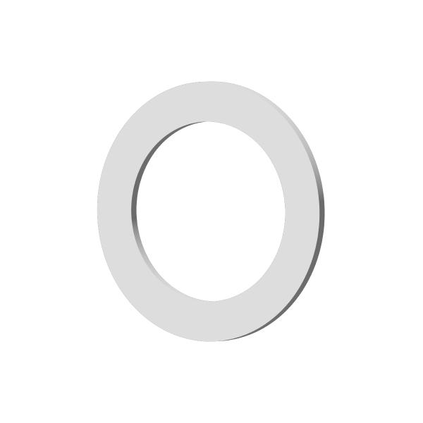 サイズ：内径18.3mm、外径26mm、厚さ1.0mm材質：ステンレス入数：4個用途：相手材の保護、ネジ締めの安定化。高さ調整・間隔調整に。