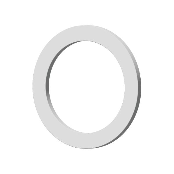 サイズ：内径22.5mm、外径30mm、厚さ1.5mm材質：ステンレス入数：4個用途：相手材の保護、ネジ締めの安定化。高さ調整・間隔調整に。