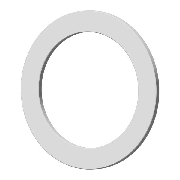 サイズ：内径22.0mm、外径30mm、厚さ1.0mm材質：ステンレス入数：2個用途：相手材の保護、ネジ締めの安定化。高さ調整・間隔調整に。