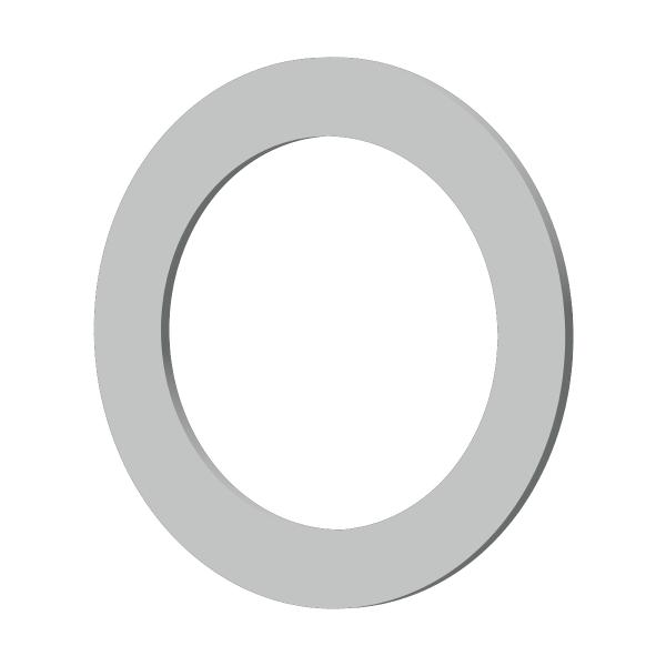 サイズ：内径25.0mm、外径34mm、厚さ1.0mm材質：ステンレス入数：2個用途：相手材の保護、ネジ締めの安定化。高さ調整・間隔調整に。