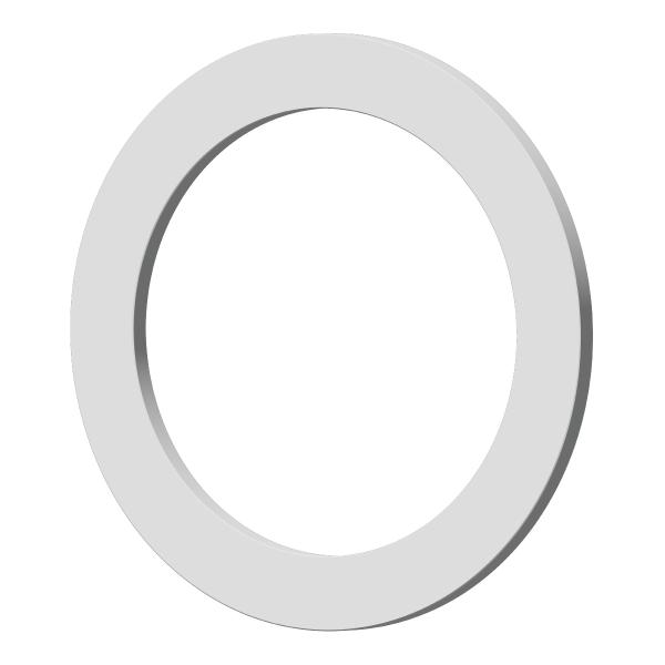 サイズ：内径28.5mm、外径38mm、厚さ1.5mm材質：ステンレス入数：2個用途：相手材の保護、ネジ締めの安定化。高さ調整・間隔調整に。