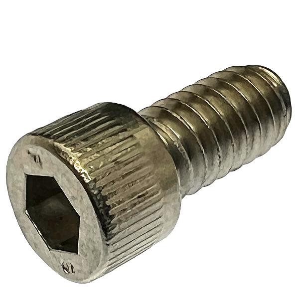 サイズ：太さ UNC1/4-20山(約6.3mm)、長さ1/2インチ(12.7mm)            六角幅 3/16インチ(4.7mm)、頭径9.5mm、頭高6.3mm            全ねじタイプ(ネジ部12.7mm)素  ...