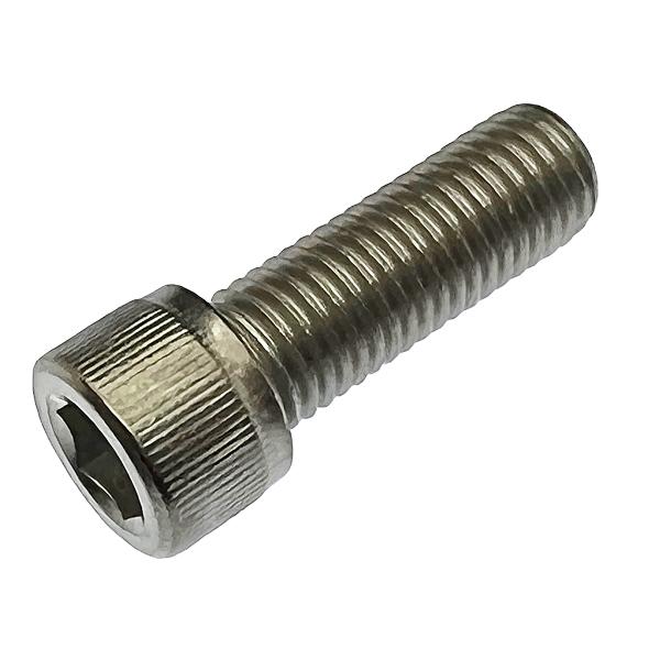 サイズ：太さ UNF 5/16-24山(約7.9mm)、長さ7/8インチ(22.2mm)            六角幅 1/4インチ(6.3mm)、頭径12mm、頭高さ 7.9mm            全ねじタイプ(ネジ部22.2mm)素...