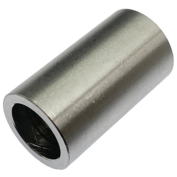 部品変更に伴う間隔調整やネジ径のサイズアップ時に。サイズ：内径10.2mm（3/8インチ対応）、外径14mm、長さ25mm素 材 ：ステンレス(SUS303)入 数 ：2個他サイズのバリエーションも豊富に対応。追加工も可能です。例えば、バイ...