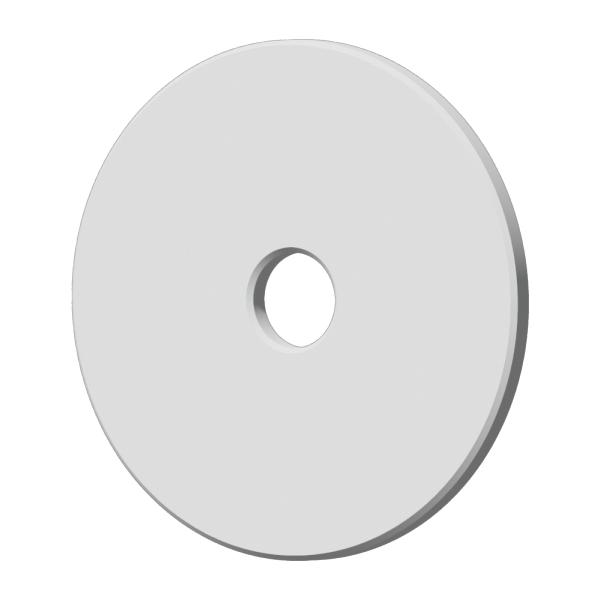 サイズ：内径13.5mm x 外径60mm x 厚さ3.0mm 材質：ステンレス入数：1個用途：相手材の保護、ネジ締めの安定化。高さ調整・間隔調整に。