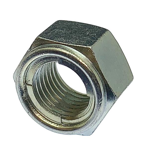 サイズ：ネジ部 UNF3/8-24山、二面幅9/16(約14.2mm)、高さ9.4mm素材：鉄・ユニクロメッキ入数：2個・上部のフリクションリングのバネ作用により雄ねじ部に摩擦が生じ、ゆるみ止め効果が発生します。・金属製なので、樹脂を使用し...