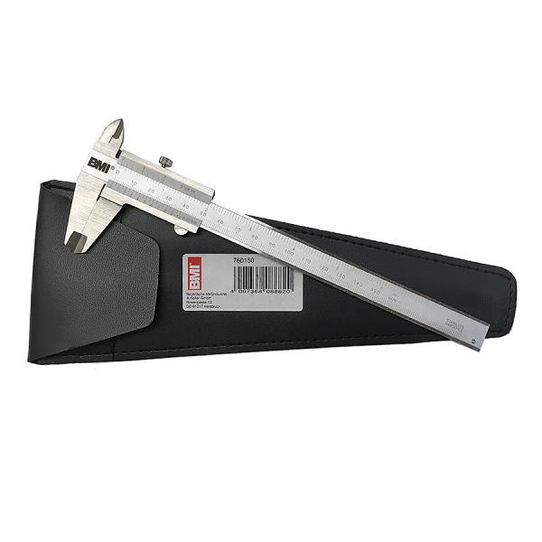 全長：230mm、重さ：143g測定範囲：0mm150mm、最小目盛り：0.05、1/128inchステンレス製使用例：外径測定・内径測定・深さ測定・段差測定人工皮革ケース付