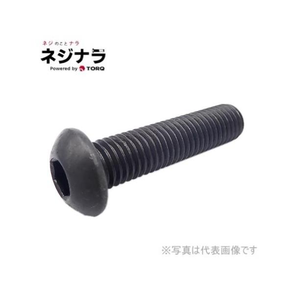 小ねじのトラス頭に似ており、丸みを帯びた頭部に六角形の穴があいているボルトです。締め付けには六角棒スパナ（六角レンチ）を使用します。ボタンキャップとも呼ばれます。