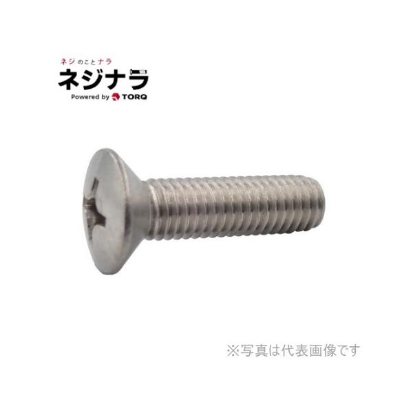 上部は球体を切ったように丸みを帯びていて、座面が円錐形状の十字穴付き小ねじです。