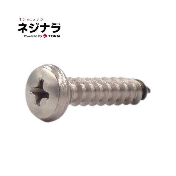 1種A型です。バインド頭で、タップやナットを使用せず下穴だけで締結ができる薄板鋼板用のねじです。A形はピッチが最も荒く先端部まで尖り、先端までねじ山が立っています。先端の尖っている部分は穴のセンターの位置決め用のガイドと喰いつきを助ける役割...