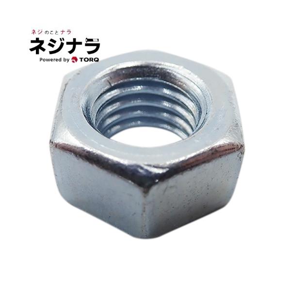 形状が六角柱のナットです。一般に広く使用されているのが1種ナットで、片側のみ面取りされています。高さはねじ径×0.8なので8割ナットとも呼ばれます。