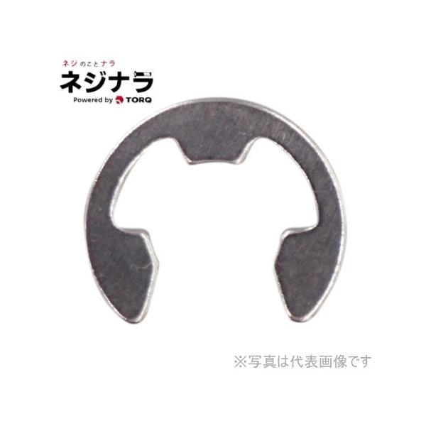 軸が軸方向に抜けないように止める止め輪です。軸、シャフトに部材を位置決めするとき、円周溝を切りはめ込んで使用します。