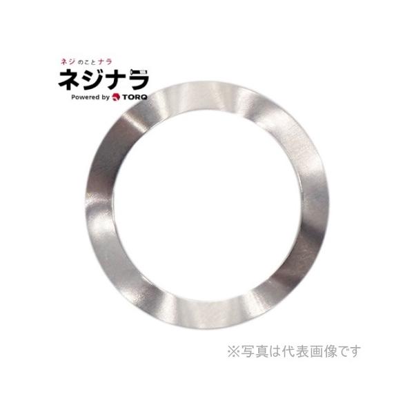 円環状の薄板に波をつけたもので、スペーサー用ばねとして広く利用されています。 静荷重あるいは小さな作動に対して、軸方向荷重（スラスト荷重）を円周で平均して受けるため、小さいスペースのゆる衝用として有効です。