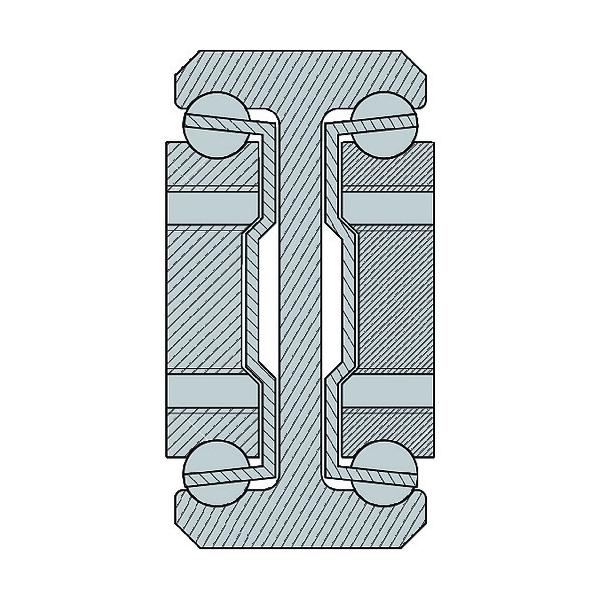 【特長】 超重量用レールです。 基材はI型の中間メンバーを使っているため、堅牢な構造です。