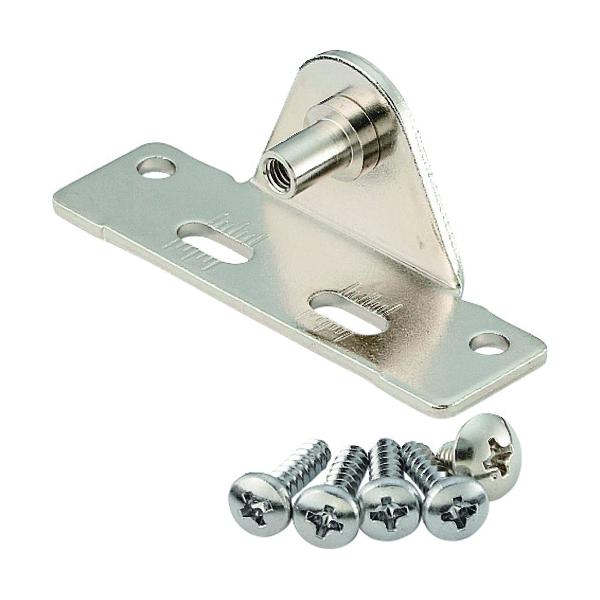 【特長】 木製扉やアルミフレーム扉に取り付けるためのHDSN専用取付座金です。