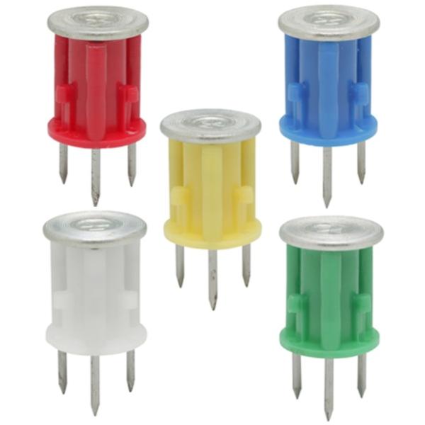 適合型枠：木製合板用途：軽設備用タイプ：釘抜■特　長●３本釘で自立します。●片手で簡単に打込めます。●型枠解体後、スラブ下から色の確認ができます。●電設・防災など、軽量物吊り下げの設備工事に最適です。●型枠取外し時、釘がコンパネに付いてゆき...