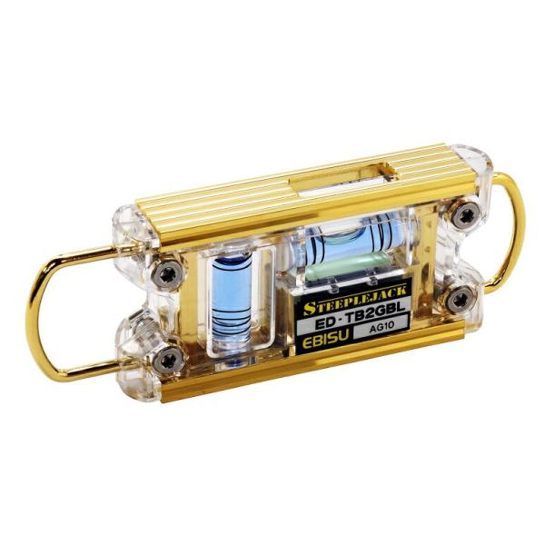 ※ 【追跡メール便】３ｃｍ厚みで、ポスト投函になります。●特長・金色に輝く、圧倒的な存在感です。・水平器メーカー「エビス」とのコラボ商品です。・当社比3倍の超強力磁石で、鉄骨工事に便利です。・落下防止コード対応シャックルとカラビナ対応の大型...