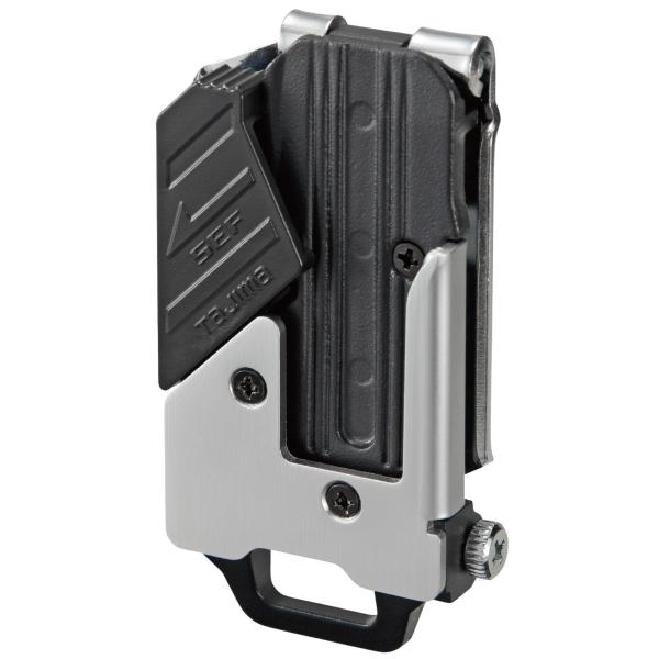 ※ 【追跡メール便】ポスト投函になります。・ベルトに後から装着できるネジ取付式。ゆるみ防止特殊加工ネジ採用・左手で取り出しやすい左ボタンタイプ・強度重視の金属タイプ・ベルトループを跨いで挿せるスペース活用設計・位置ズレしにくい横ズレ防止リブ...