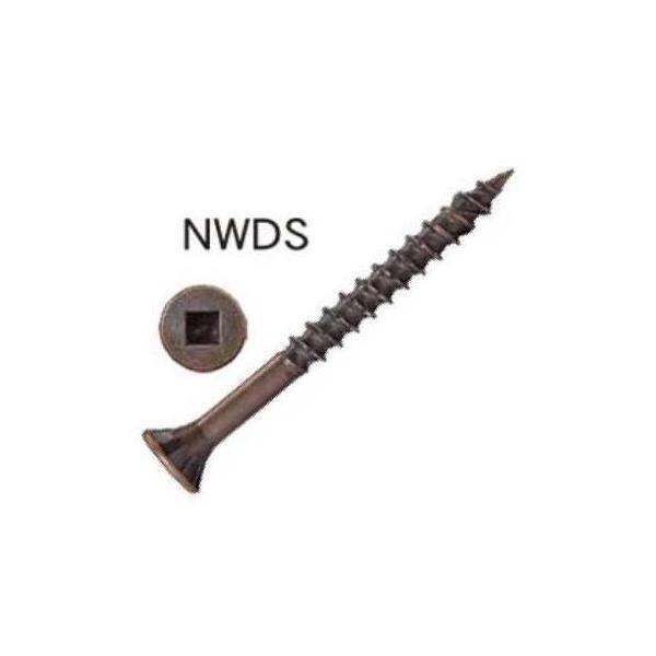 堅木以外は下穴不要、性能重視のダンドリ製ウッドデッキ材用ビス24号箱サイズ(約/mm) W76  X D118 X H67【用途】ウッドデッキ用ビス【特徴】・頭飛び防止加工・低トルクノコ刃・ワレ防止カット刃で施工性抜群・引き寄せ抜群のウッド...