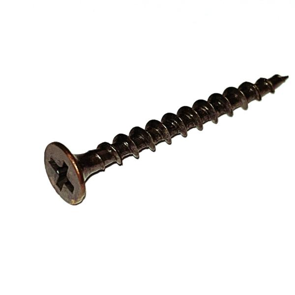 3.8 X 32 ブロンズカラーコーススレッド(32)木工工作、DIYの定番コーススレッドの木になじむGBカラー(ブロンズ着色版)です。○自然な木の色やニスに近いGBカラーなので目立たず自然な仕上がりになります。○高品質の日本製コーススレッ...